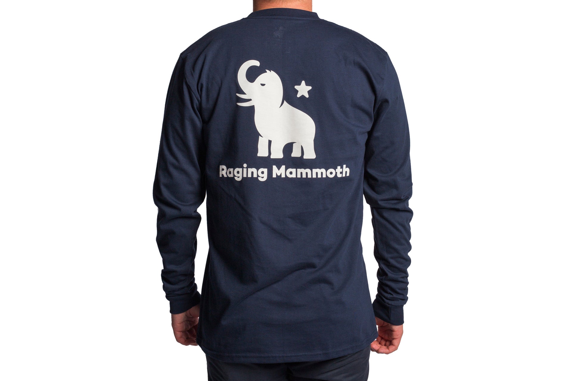 White Mammoth Long Sleeve – Raging Mammoth